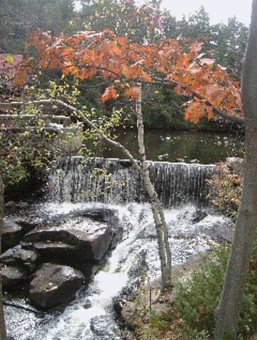 Scenic New England photo gallery -- Old Mill waterfall
